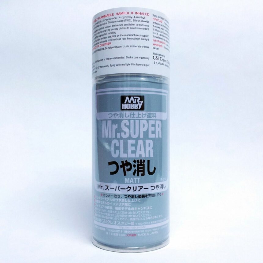 Mr. Super Clear Matt Spray 170ml – GunplaEC